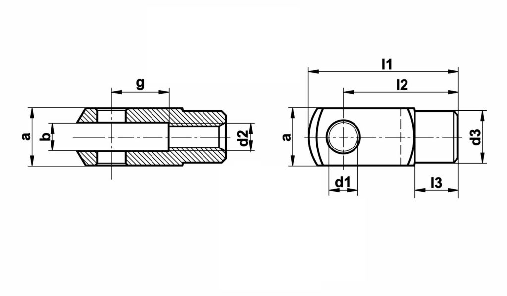 Clevises - TSC Gasfedern - Gas-Spring.com